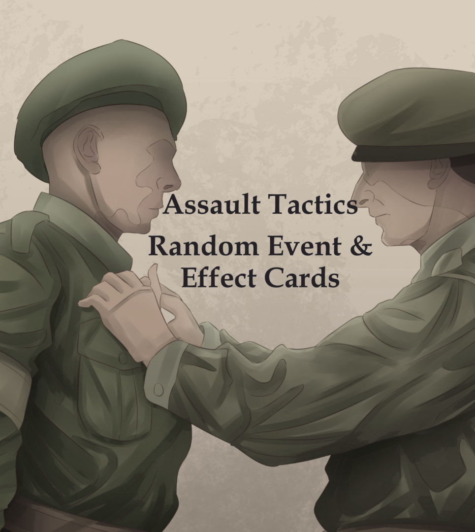 Assault Tactics Random Event & Effect Cards - Tankette Publishing